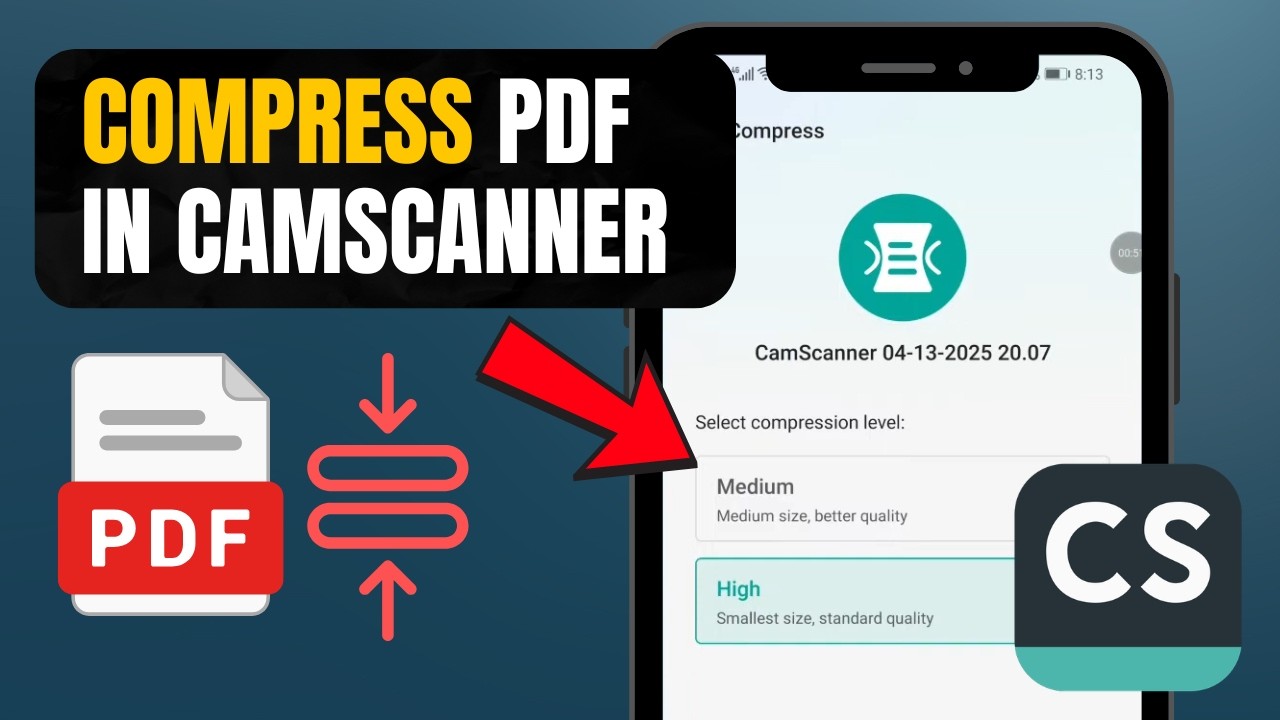 How To Compress PDF In CamScanner