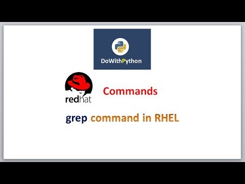 RHEL Commands | video- 10 | complete grep command for Unix-like systems