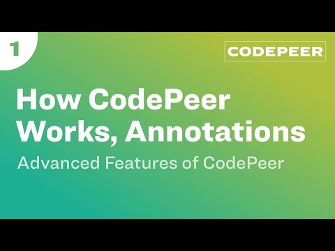 Part 1 - How CodePeer Works, Annotations — Advanced Features of CodePeer