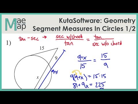 Segment Lengths In Circles Part 1 – Easy Peasy All-in-One High School