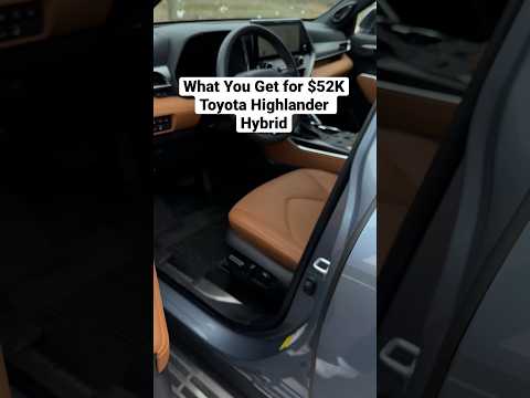 Here’s What $52K Will Get You in the Toyota Highlander Hybrid