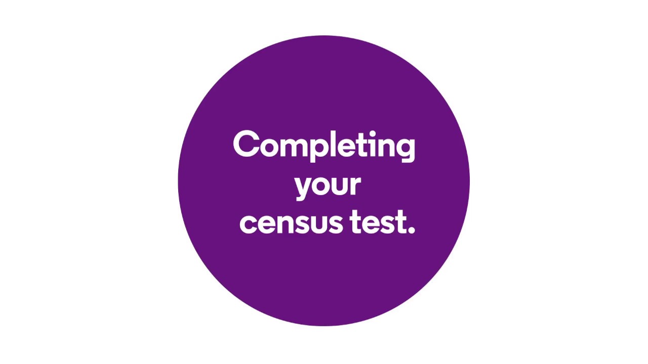 How to complete your census test