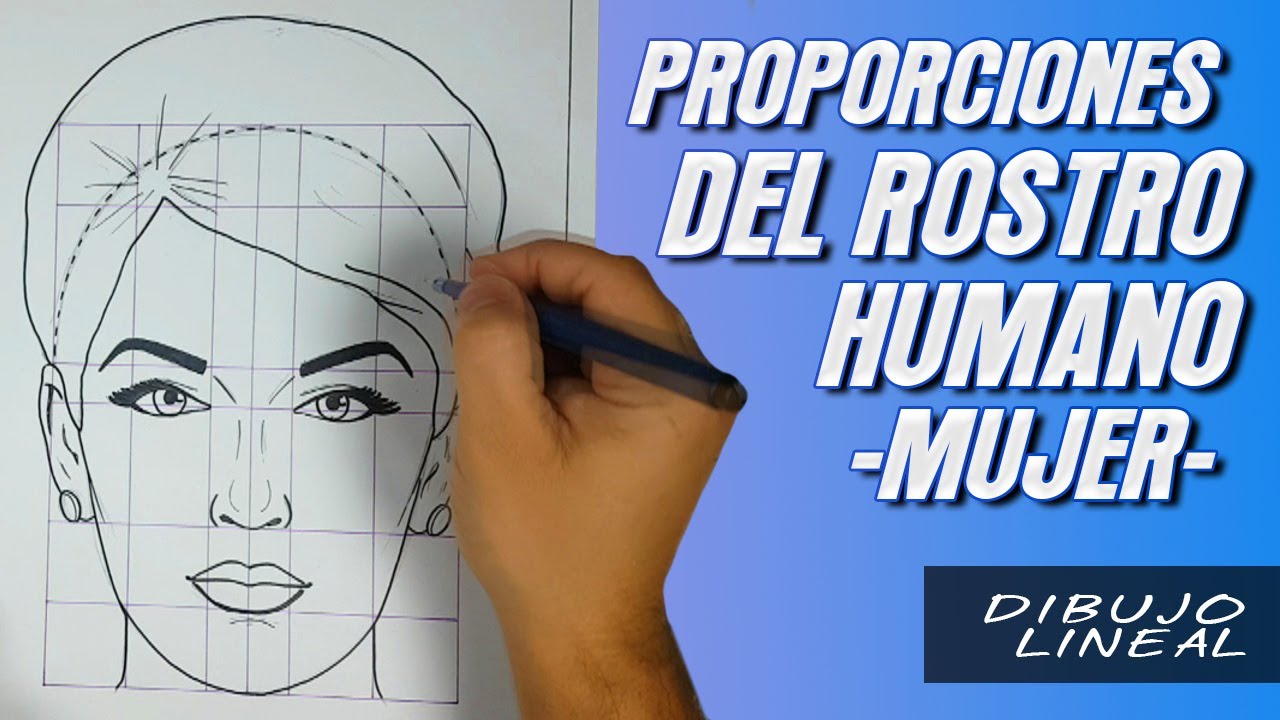 Rostro Femenino. Cómo dibujar el rostro con proporciones correctas // VISUPLAS