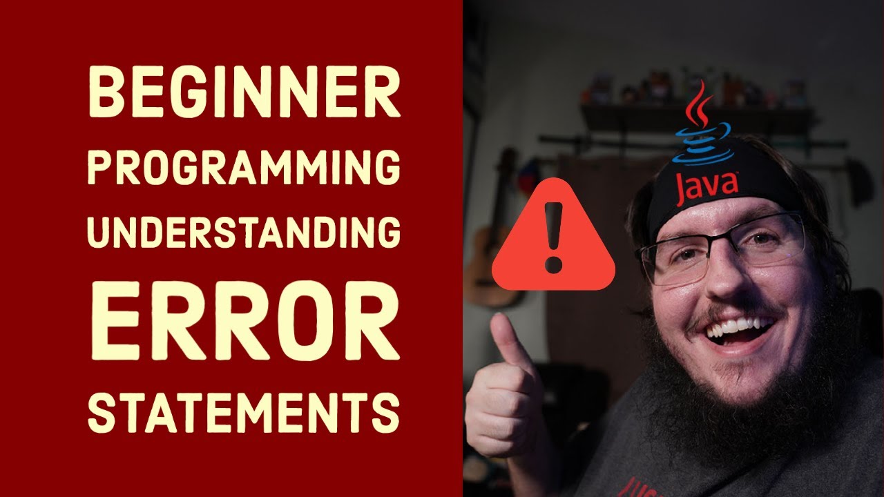 Beginner Java - Fix your Errors in 1 Video!