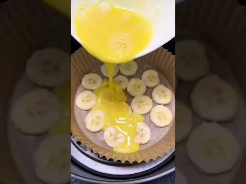 Home Air Fryer Banana Pancakes