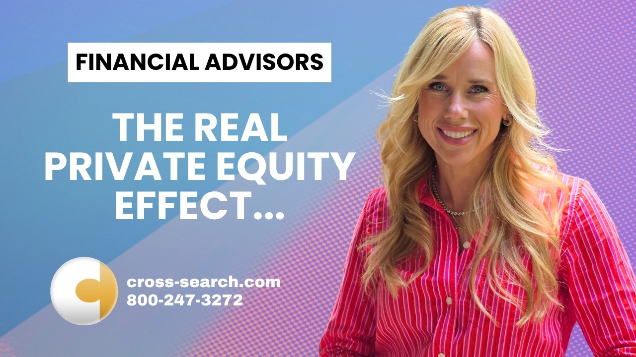 The Real Private Equity Effect On Financial Advisors.
