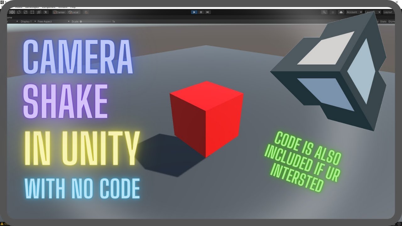 Simple Camera Shake In Unity - No Code Needed (Beginners Friendly)