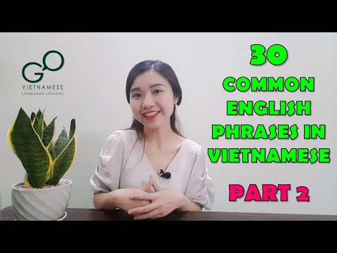 30 COMMON ENGLISH PHRASES IN VIETNAMESE Part 2 | Vietnamese Lessons | Go Vietnamese