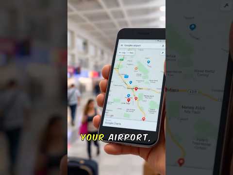 Unlock Airport Secrets with This Google Maps Trick #airporthacks