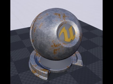 Procedural material generator features preview #1 - Rust metal material generation