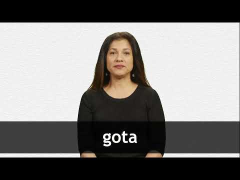 English Translation of “GOTA” | Collins Spanish-English Dictionary