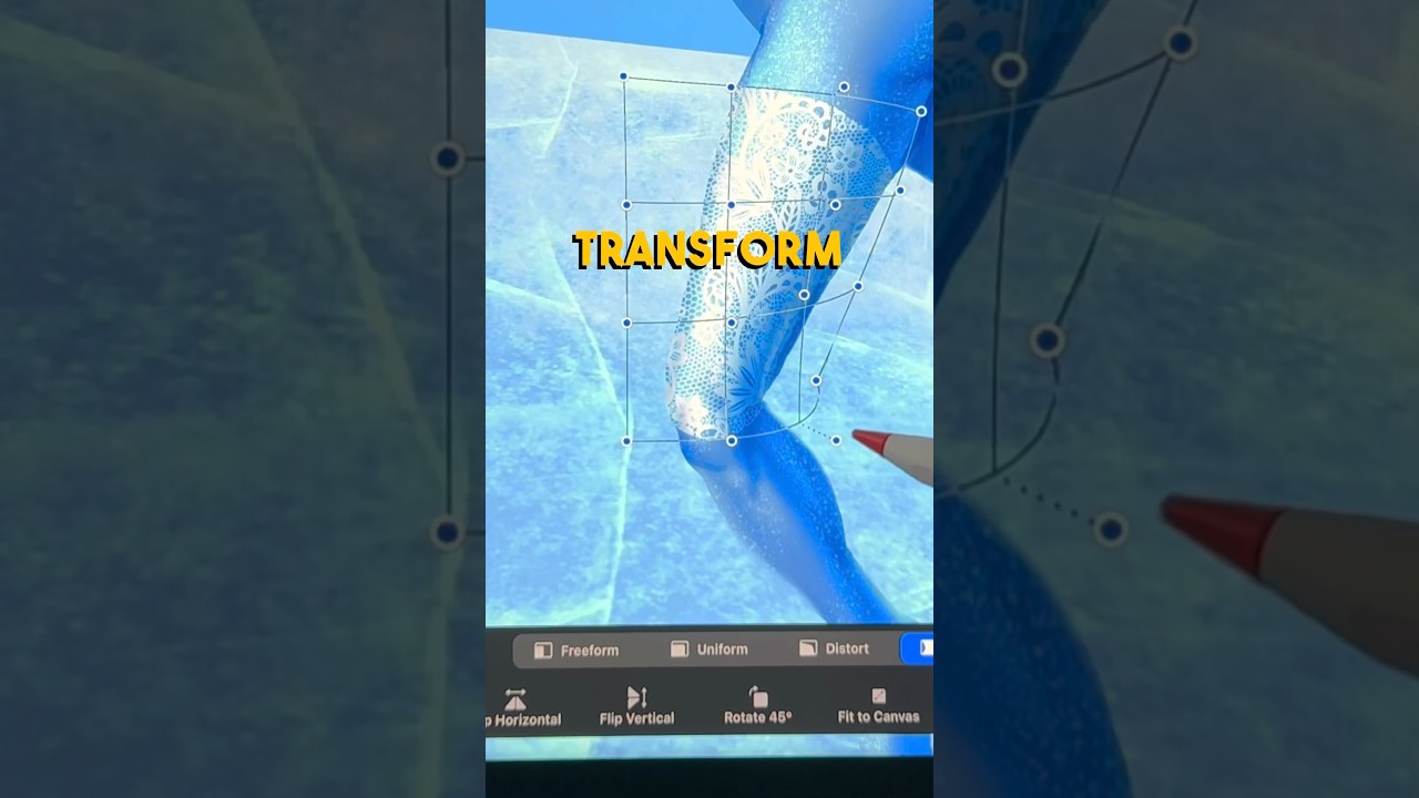 How to give stamp brushes form in procreate.