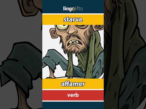 🇬🇧🇫🇷 starve - affamer : learn English : apprenons l'anglais : vocabulary builder