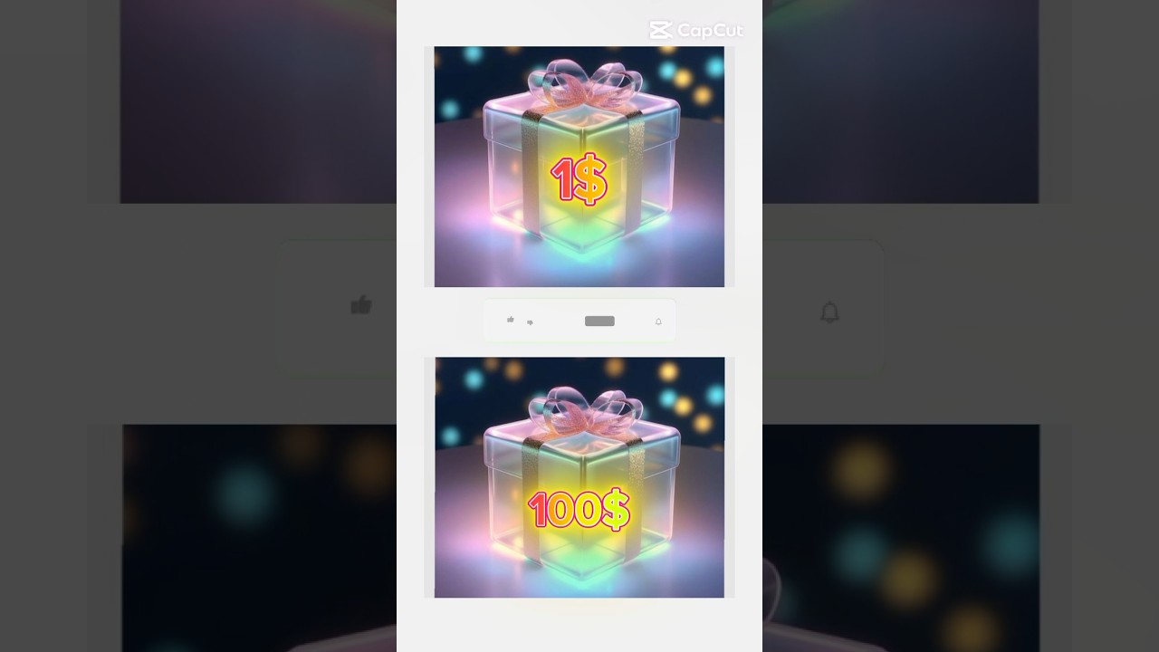 $100 vs $1 Mystery Gift Box 😳