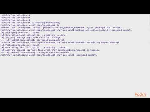 Learn Automation Solutions with Chef Automate Configure Nodes Using Chef Run | packtpub com ...