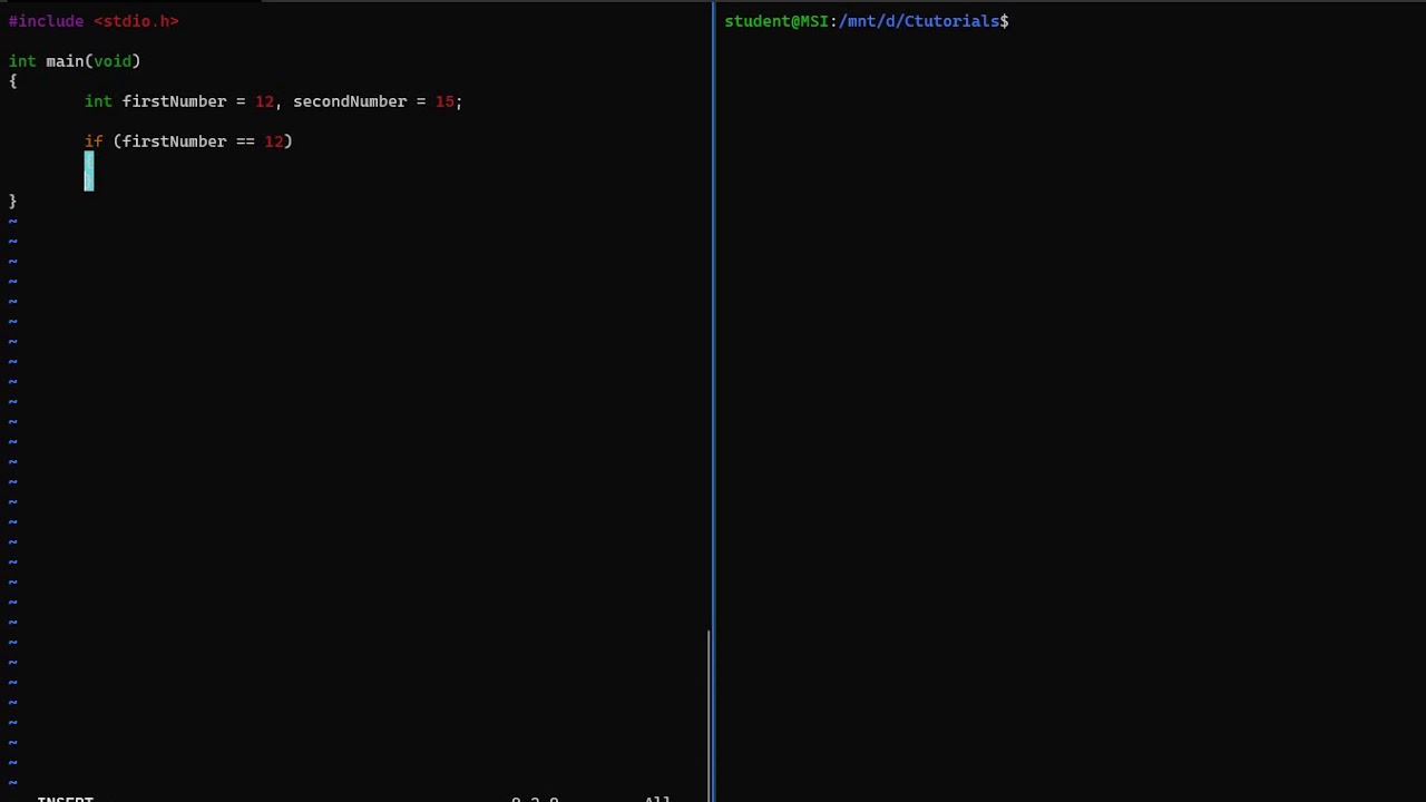 Cprogramming in Linux - 5 (nested if)