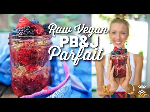 Did You Know Your Juicer Could Do This? | Raw Vegan PB&J Parfait
