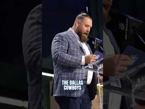 Travis welcomes Donovan to Texas 🎙️| 📺: 2025 #NFLDraft April 25-26 on NFL Network/ESPN/ABC