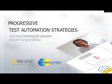 Progressive Test Automation Strategies | NelsonHall | Trigent