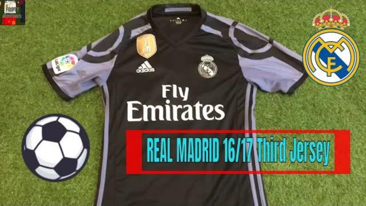 REAL MADRID 16/17 Third Jersey REVIEW!