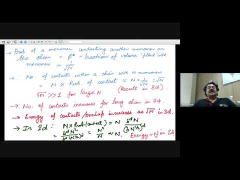 polymer lecture 6: Theta temperature, excluded volume, Mayers function