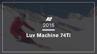 K2 LUV Machine 74 Ti Skis + ERC 11 Bindings - Women's 2016 | evo