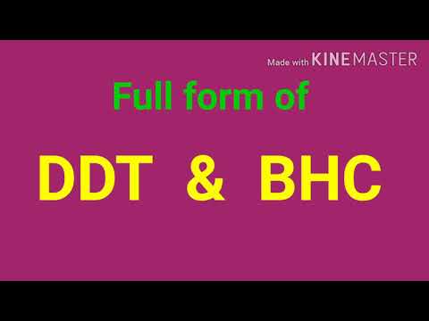 full form of ddt and bhc // Full form of DDT and BHC // Example of two pesticides // DDT // BHC