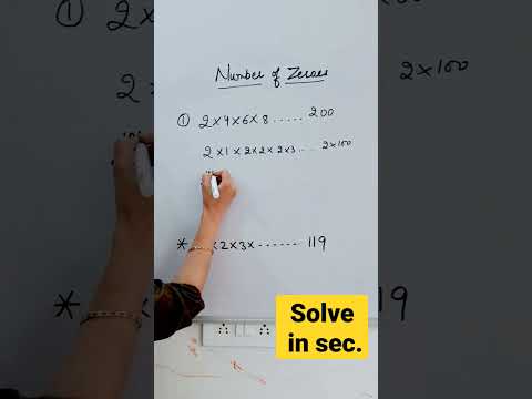 NUMBER OF ZEROS | HOW TO FIND NUMBER OF ZEROS | NUMBER SYSTEM | SSC #ytshorts #dsssb #shortsfeed
