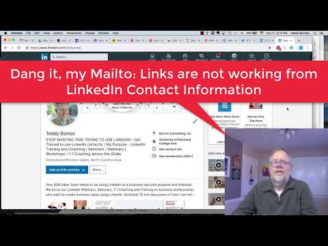 Mailto links not working from LinkedIn with Gmail in Chrome Browser