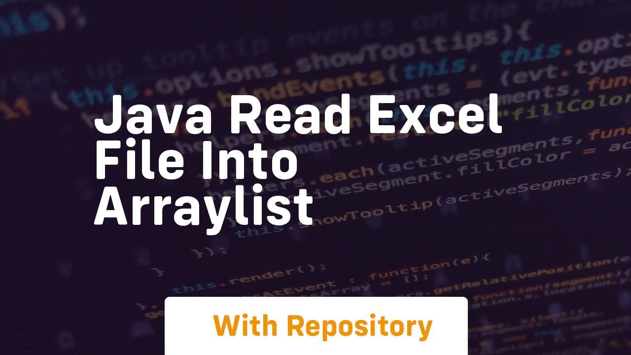java read excel file into arraylist