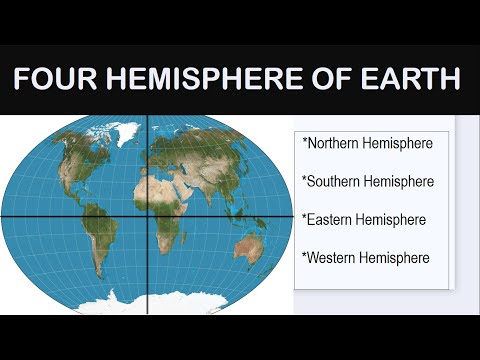 4 HEMISPHERES OF THE EARTH | EARTH GEOGRAPHY @TOPBrainGK