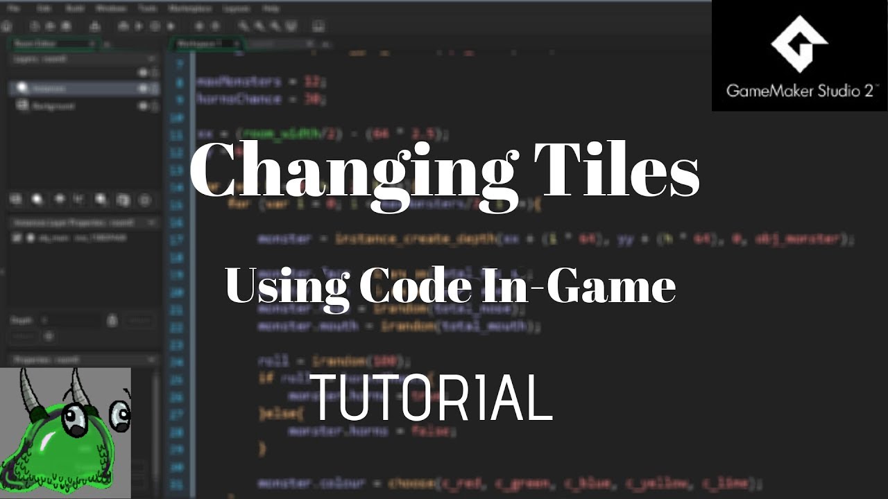 GameMaker Studio 2: Changing Tiles With Code
