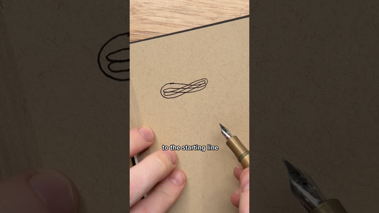 The infinity flourish helps with your linework.