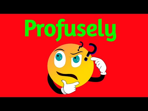 What is the meaning of Profusely | IMPROVE YOUR VOCABULARY-53| LEARN ENGLISH #shorts #vocabulary