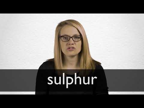 SULPHUR definition and meaning | Collins English Dictionary