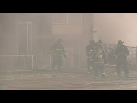 Washington St. building fire