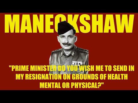 Field Marshal Maneckshaw on the importance of moral courage in leadership