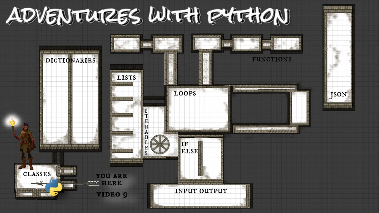 Adventures with Python: Learn Python by Programming a Text Adventure Game, Video 9 Classes & Objects