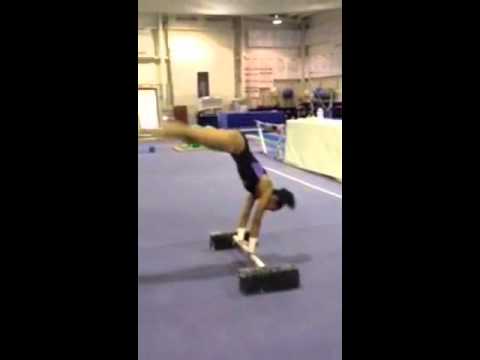 straddle cast handstand drill – Gymnastics Coaching.com