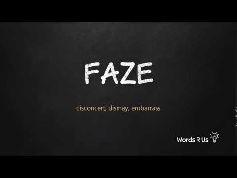 How to Pronounce FAZE in American English