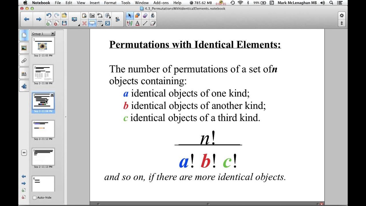 4 3 Permutations with Identical Items