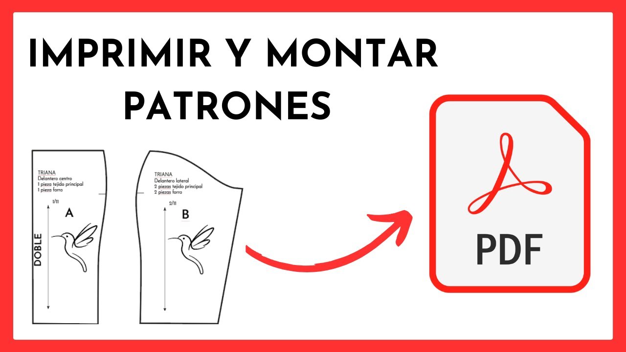 📥 ¡Imprime y Monta tus Patrones PDF! 📏✨ Guía Paso a Paso