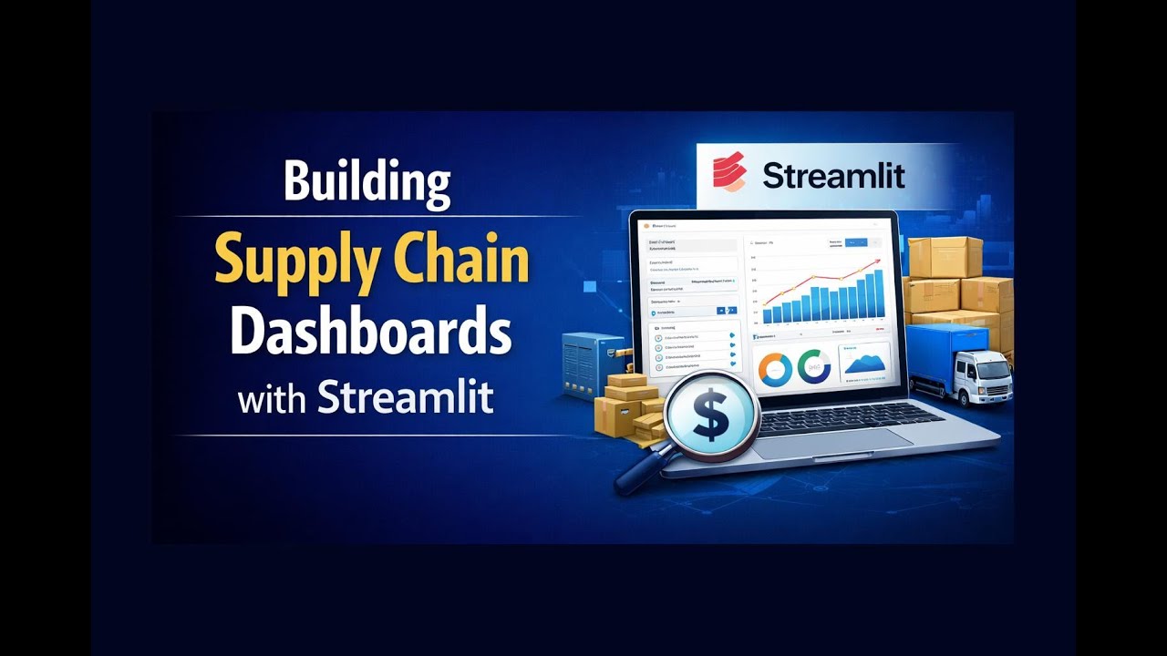 Building Supply Chain Dashboards with Streamlit_training