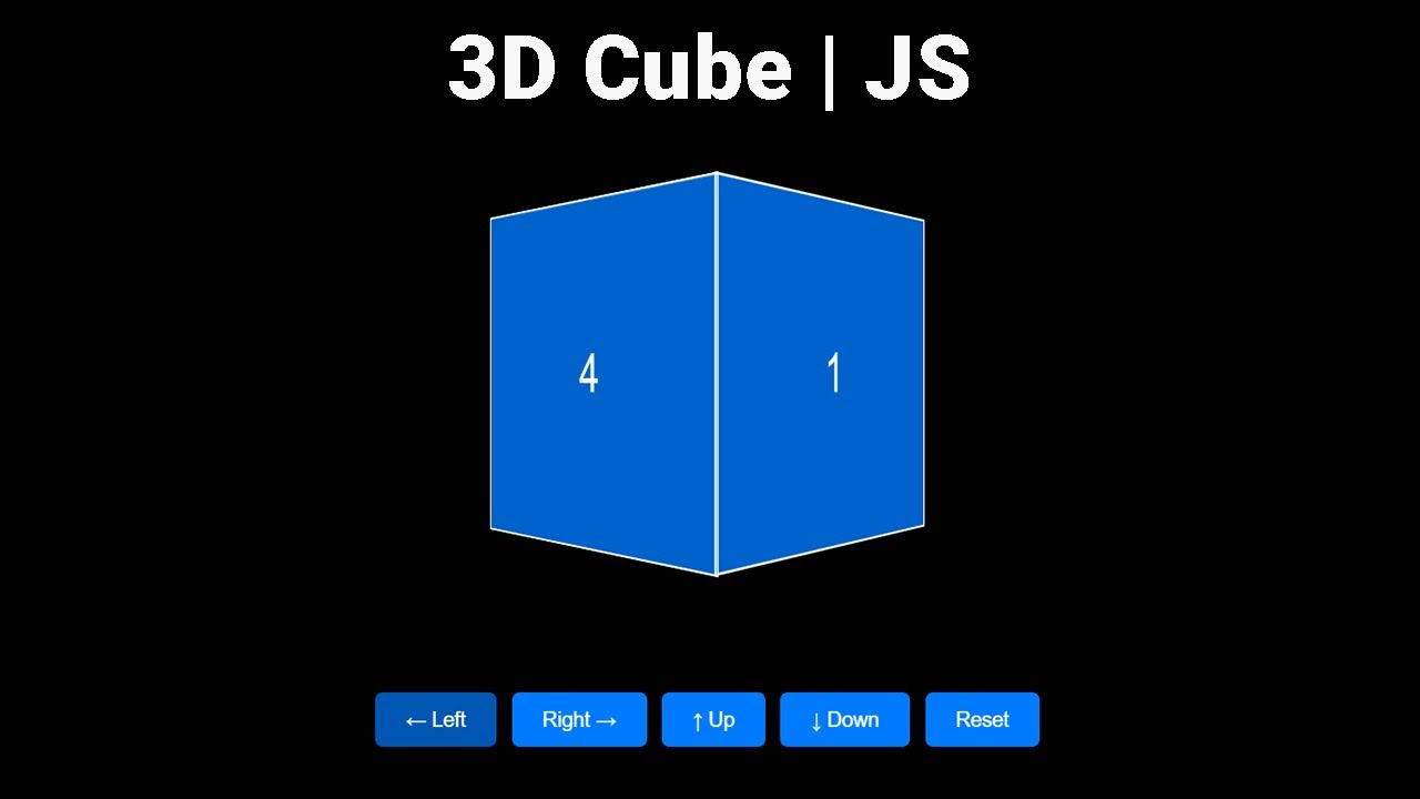 🌟 Code Interactive 3D Cube  (HTML, CSS, JS) | mzcode01 #cssprojects #javascriptprojects #webdesign