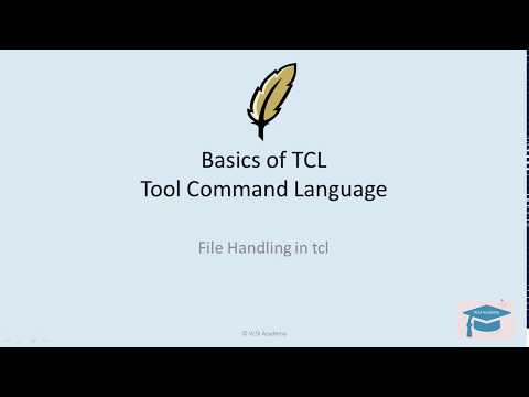 Learn TCL lecture12 TCL File Handling File Read and Write in TCL Part 1 - Mind Luster