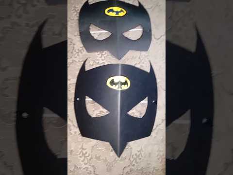 Batman mask is so easy to make just give a try#art #recycling #diy #batman#recycle