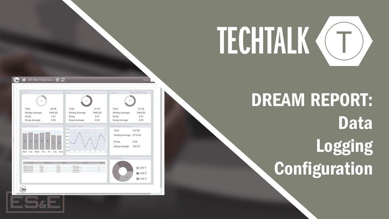 Dream Report: Data Logging Configuration