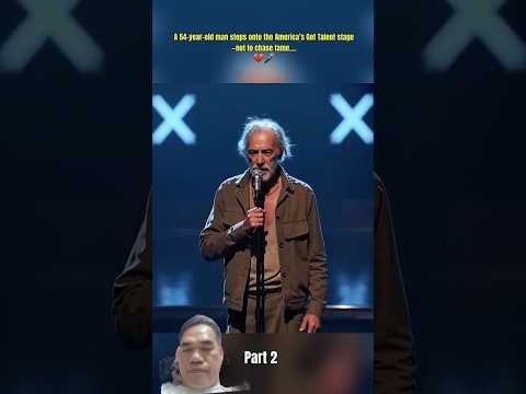 A 54 years old joins the American got talent not to chaze fame but needs attention to anyone.. #agt