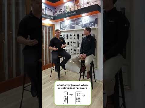 What to think about when selecting door hardware