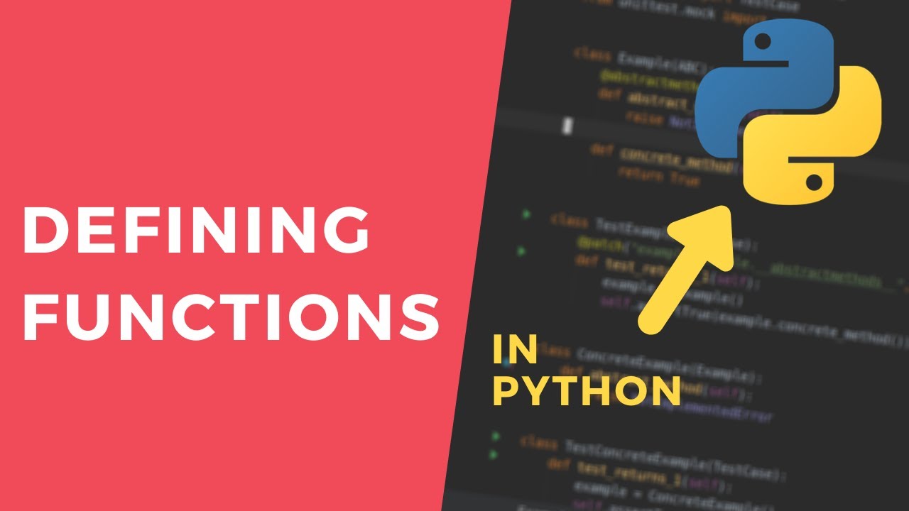 Defining Functions - 1 Minute Python Tutorial #shorts